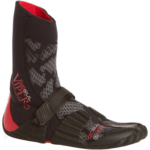Gul Viper Boot 5mm Split Toe Boot Black / Red BO1259 - Wetsuits ...