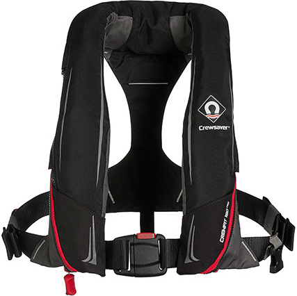2026 Crewsaver Crewfit 180N ISO Single Manual 9720BRM - Black / Red ...