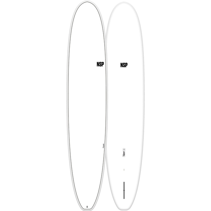2026 NSP Elements HDT Long Surfboard NELB09 - White - Boardsports ...