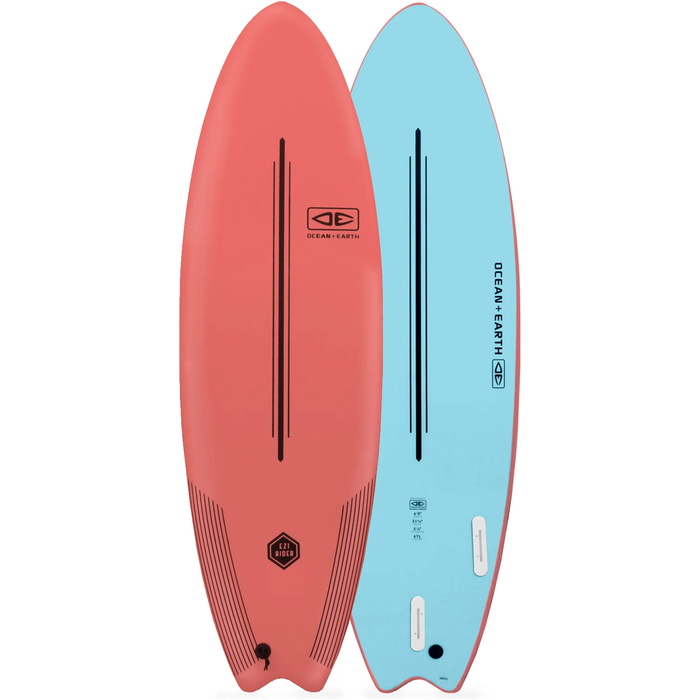 2026 Ocean and Earth Ezi Rider Softboard OESESO - Coral - Boardsports ...