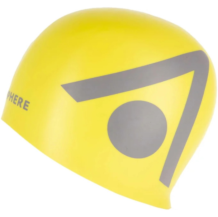 2025 Aquasphere Triathlon Swim Cap SA128EU7110 - Bright Yellow / Grey ...