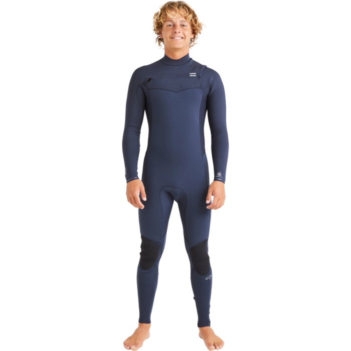2024 Billabong Mens Revolution Natural 4/3mm Chest Zip Wetsuit ...