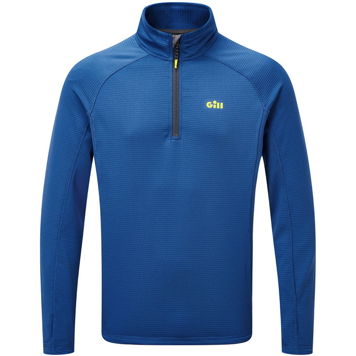 Gill Mens OS Thermal Zip Neck Top 1081 - Atlantic Blue - Sailing ...