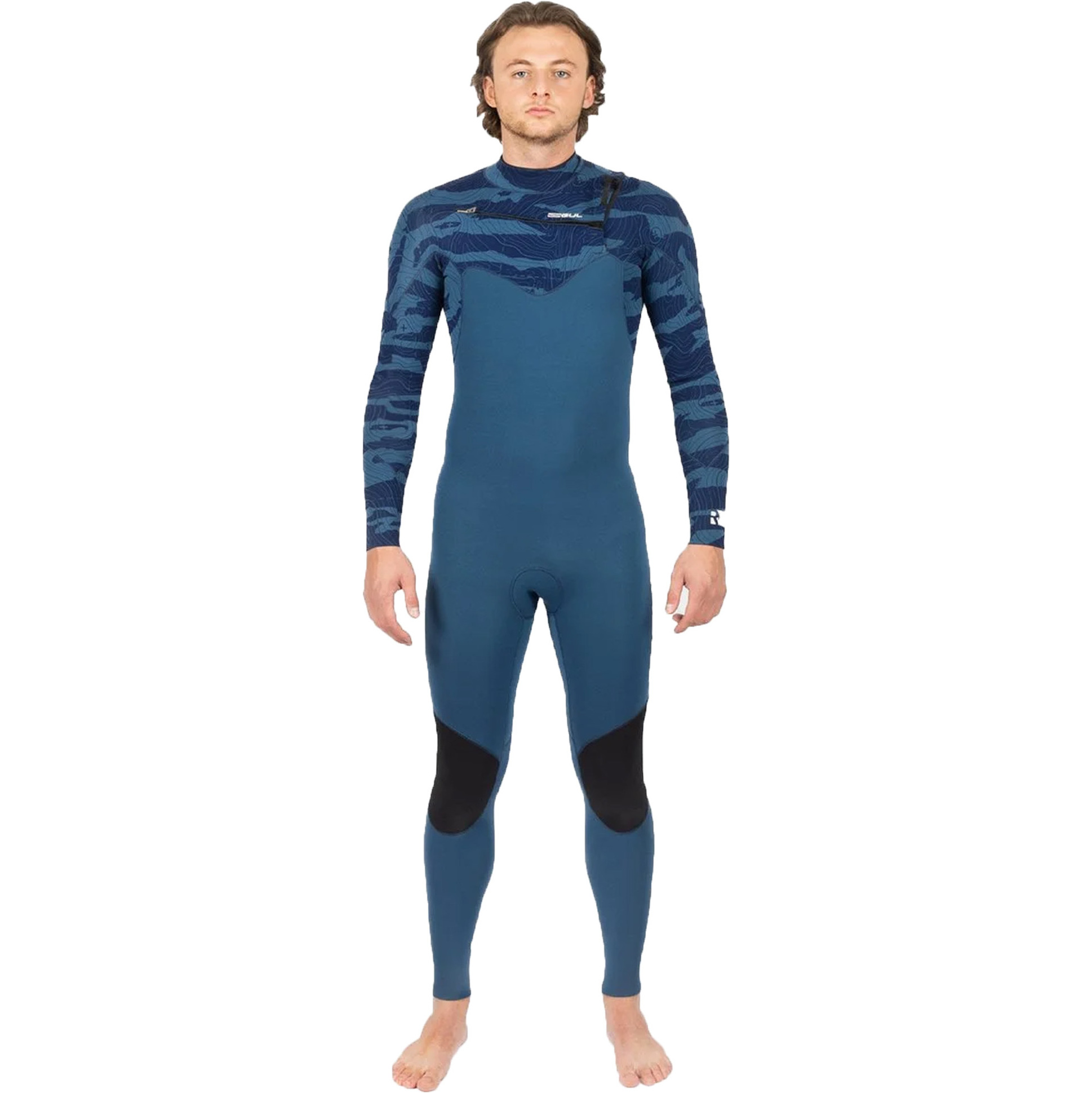 2025 Gul Response FX 3/2mm Chest Zip Wetsuit RE1240-C1 - Navy ...