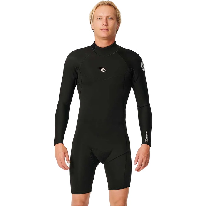 2024 Rip Curl Mens Dawn Patrol 2mm Long Sleeve Back Zip Shorty Wetsuit ...