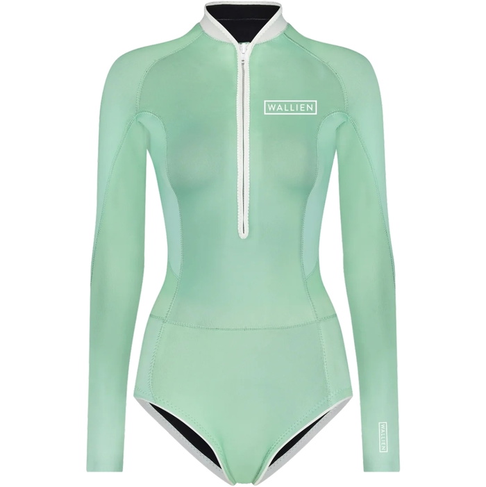 2026 Wallien Womens Nikki Van Dijk Bikini Cut 1mm Front Zip Springsuit ...