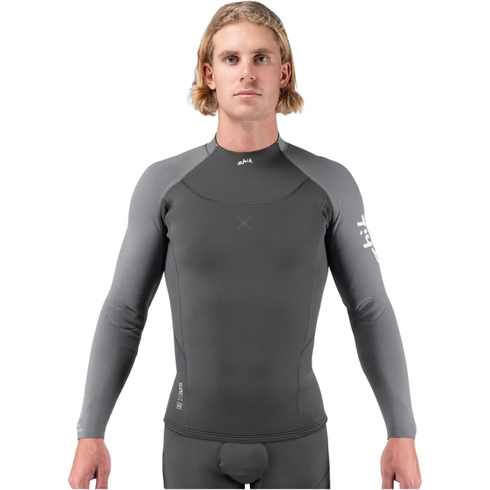 2026 Zhik Mens Superwarm X Neoprene Wetsuit Top DTP-1180-GRY - Grey ...