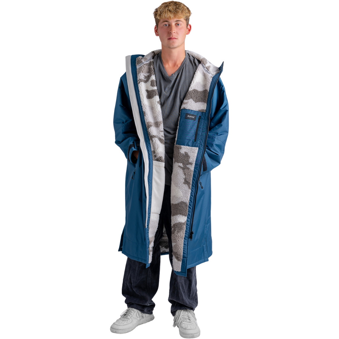 2026 Dryrobe Advance Long Sleeve Changing Robe DALSV3 - Deep Sea Blue ...
