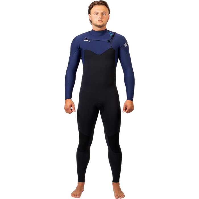 2026 Gul Mens Yulex Flexor 4/3mm Chest Zip Wetsuit FX1220 - Black ...