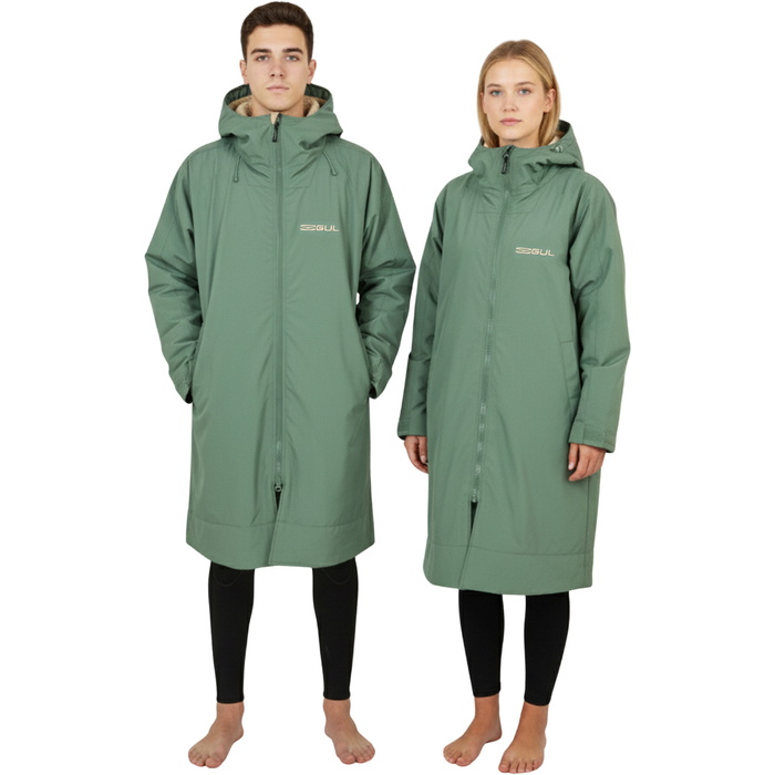 2026 Gul Revorobe Long Sleeve Changing Robe AC0135-C6 - Green / Taupe ...