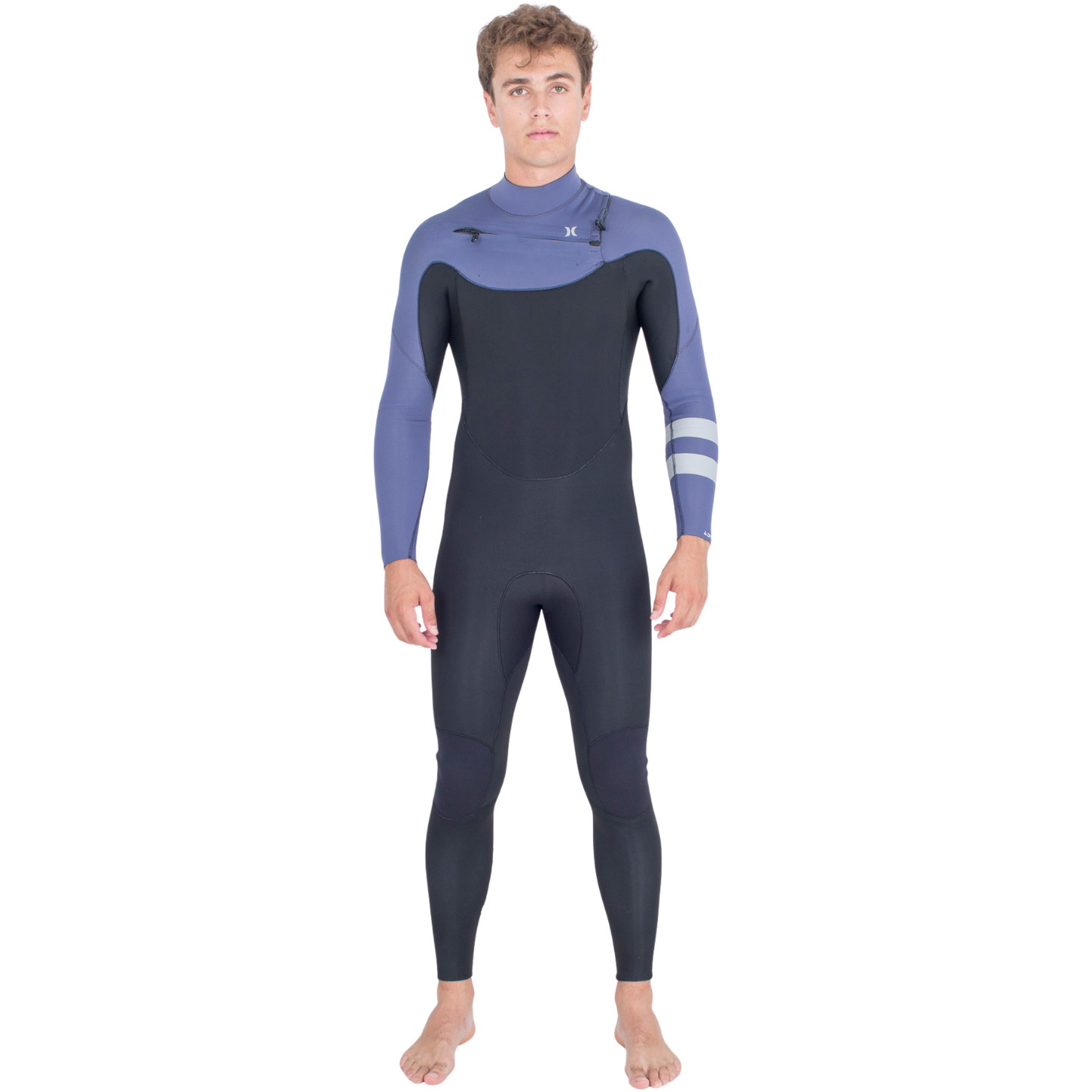 2025 Hurley Mens Advant 4/3mm Chest Zip Wetsuit MFS0013423 - Denim ...