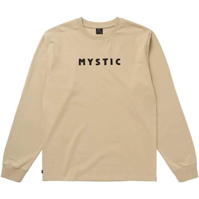 2026 Mystic Mens Brand Long Sleeve Tee 35105 260310 - Pale Khaki ...
