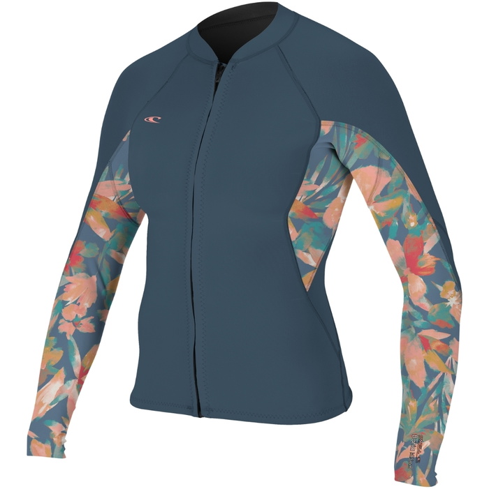 2025 O'Neill Womens Bahia 1/0 5mm Full-Zip Jacket 4933 - Copen Blue ...