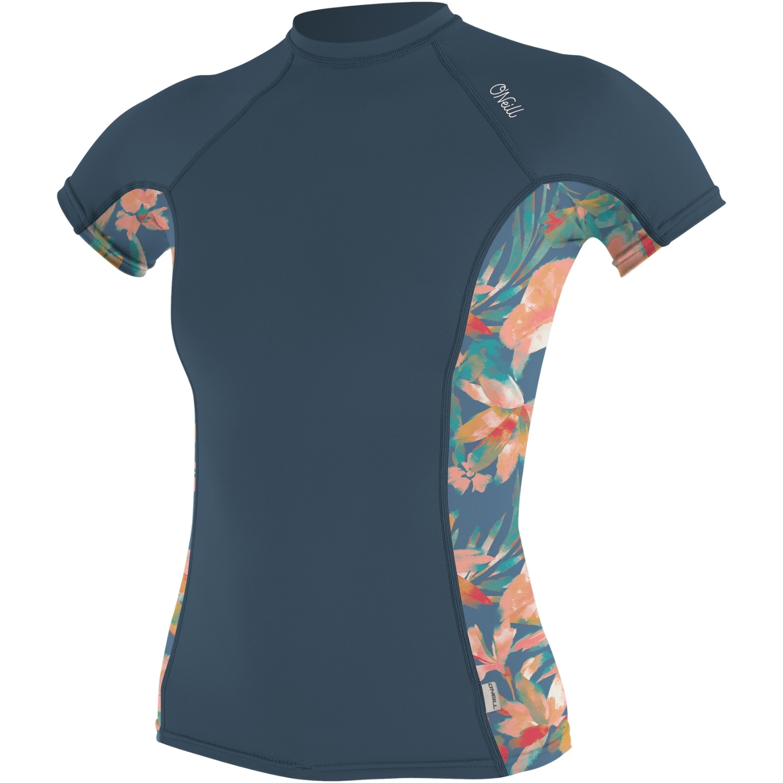 2025 O'Neill Womens Side Print Short Sleeve Rash Vest 5405S - Copen ...