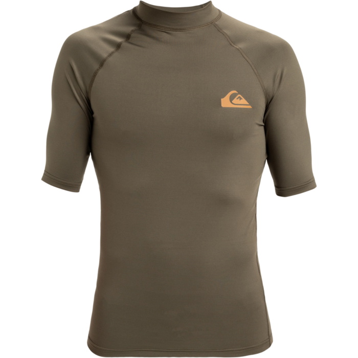 2025 Quiksilver Mens Everyday Surf Short Sleeve Rash Vest AQYWR03130 ...