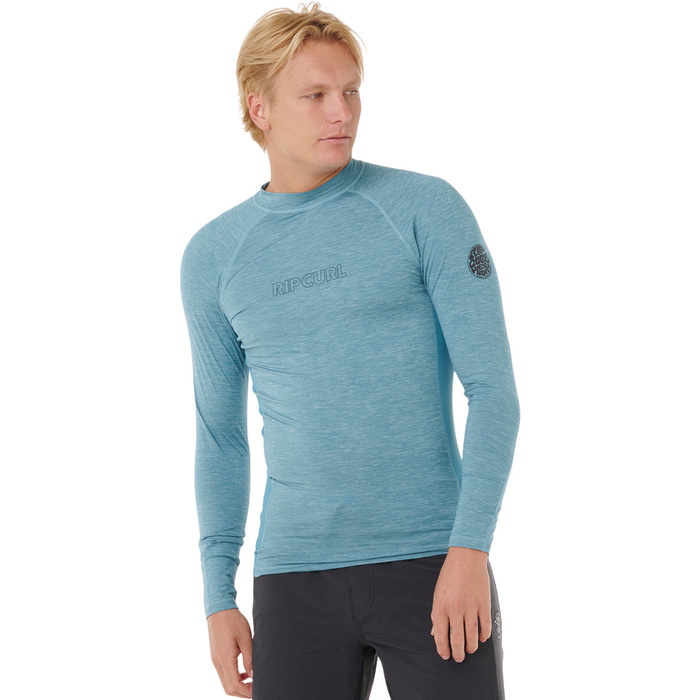 2025 Rip Curl Mens Dawn Patrol Perf Long Sleeve Rash Vest 14AMRV ...