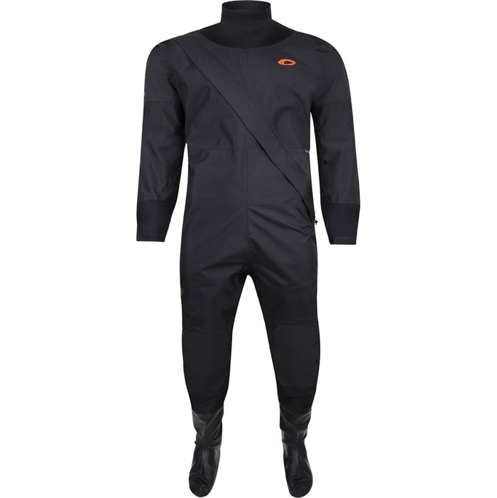 2025 Typhoon Junior Runswick Front Entry Drysuit 100194 - Black ...