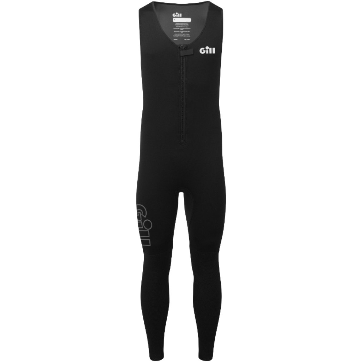 2026 Gill Mens Dynamic Long John 5039 - Black / Ash - Wetsuits - Long ...