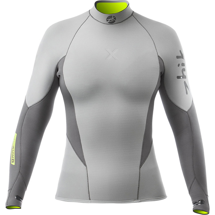 Zhik Womens Superwarm X 3mm Neoprene Top DTP1170W - Grey - Wetsuit Tops ...