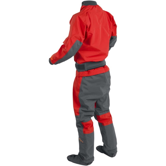 2025 Palm Mens Cascade Front Zip Kayak Drysuit 11741 - Flame Red ...