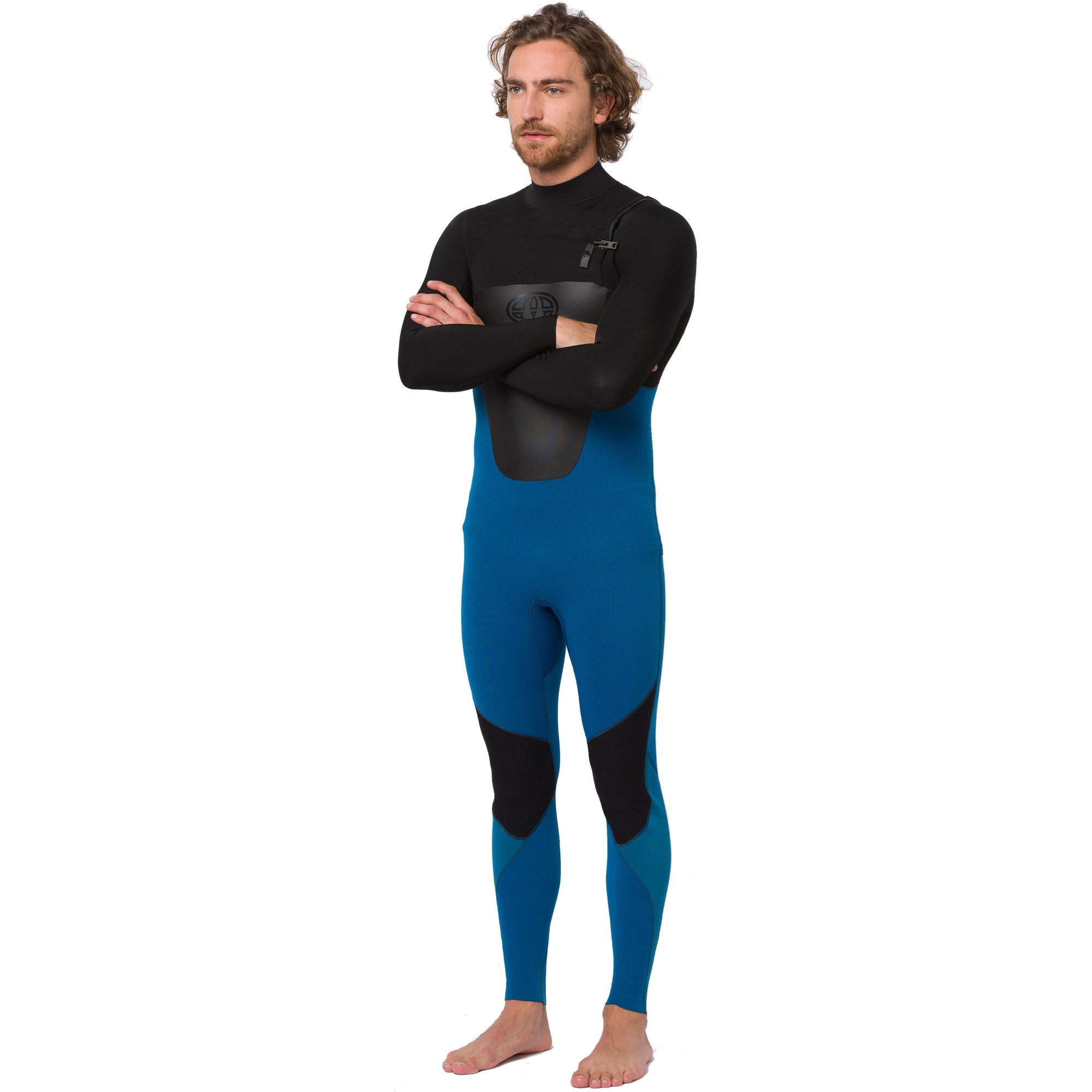2020 Animal Mens Lava 3/2mm Chest Zip Wetsuit AW0SS006 - Marina Blue ...