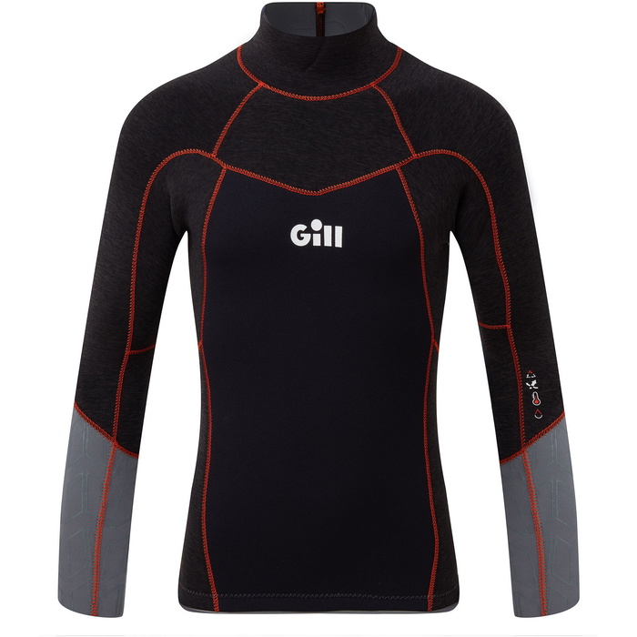 Gill Junior Zentherm 2 5mm GBS Neoprene Top 5001J - Black - Wetsuit ...