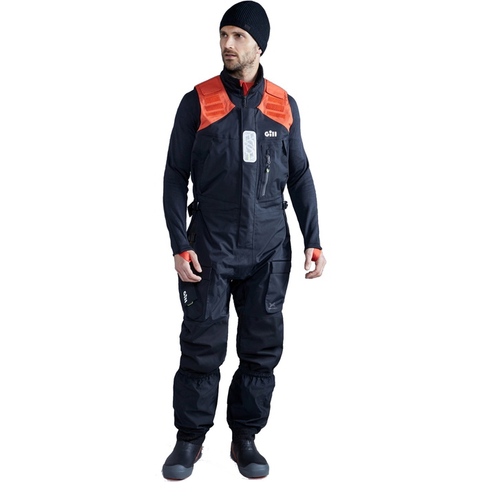 2026 Gill Mens OS1 Ocean Sailing Suit GMOS1CS - Graphite / Orange ...