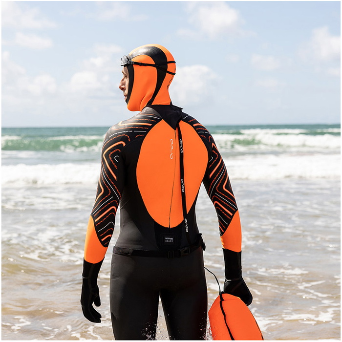 2025 Orca Hi-Vis Neoprene Swim Hood NA4148 - Hi Vis Orange - Swimming ...