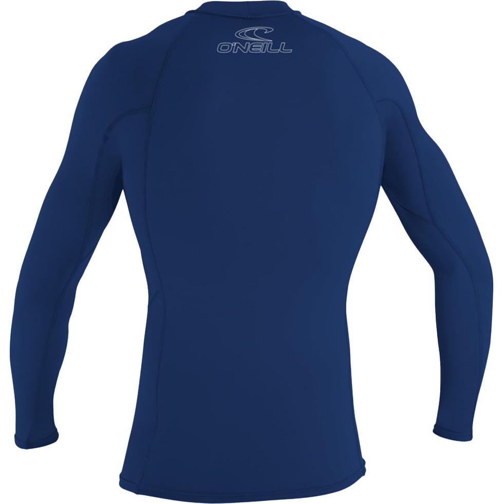 2025 O'Neill Mens Basic Skins Long Sleeve Rash Guard 3342 - Navy ...