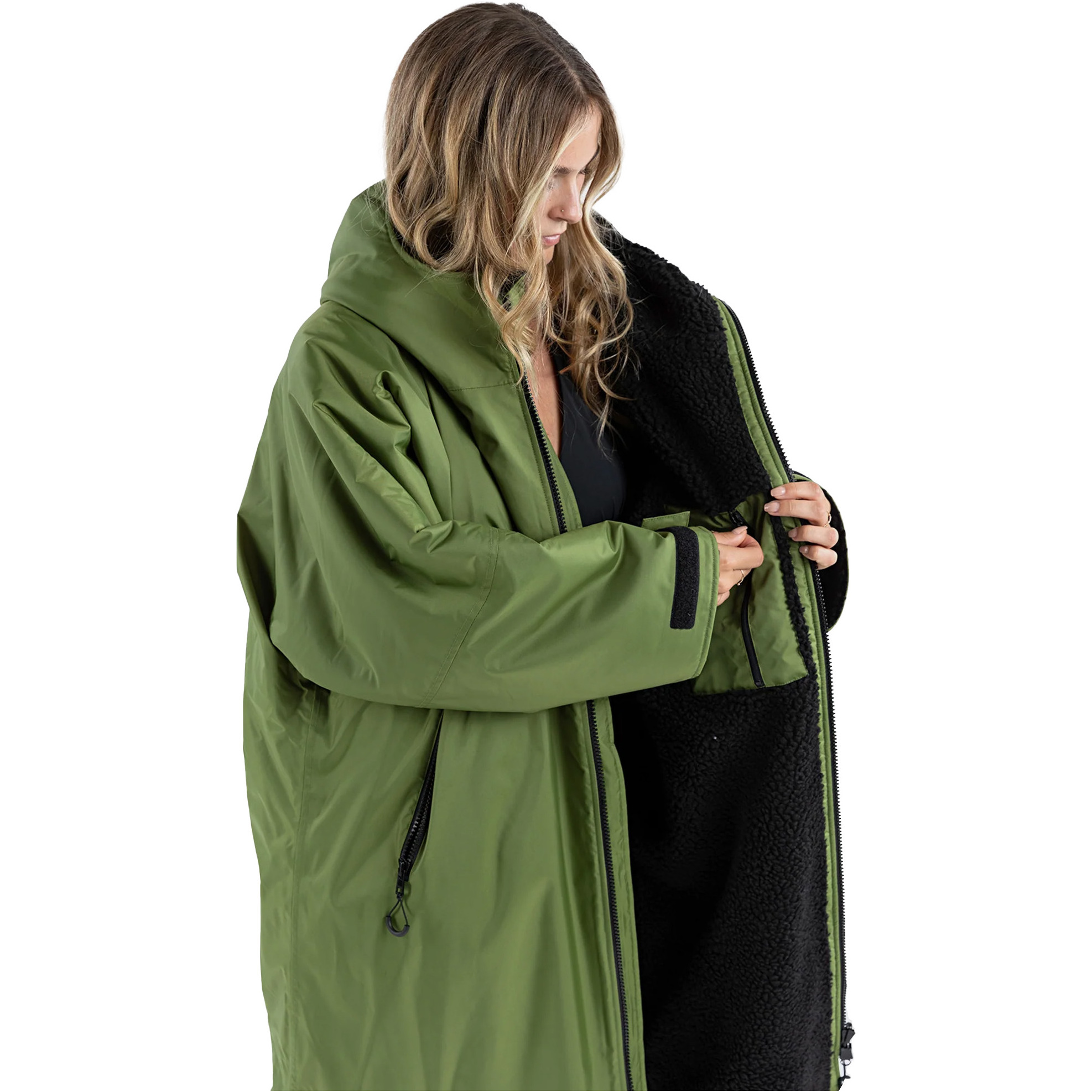 2025 Dryrobe Advance Long Sleeve Changing Robe V3 DALSV3 - Dark Green ...