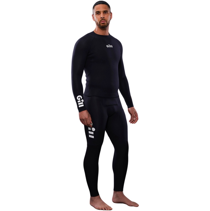 2026 Gill Mens Zentherm 2 0 3mm GBS Neoprene Top 5101 - Dark Navy ...