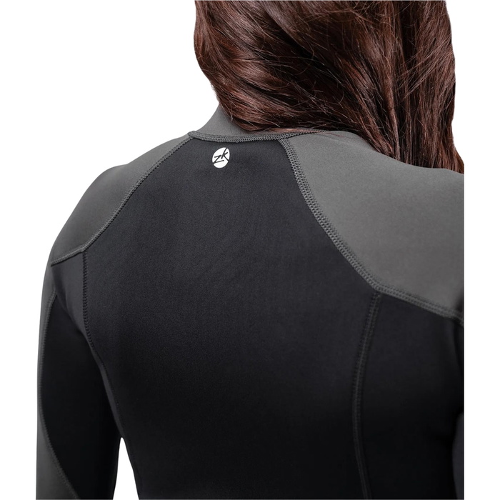 Zhik Womens Microfleece X Neoprene Wetsuit Top DTP-0580-BLK - Black ...