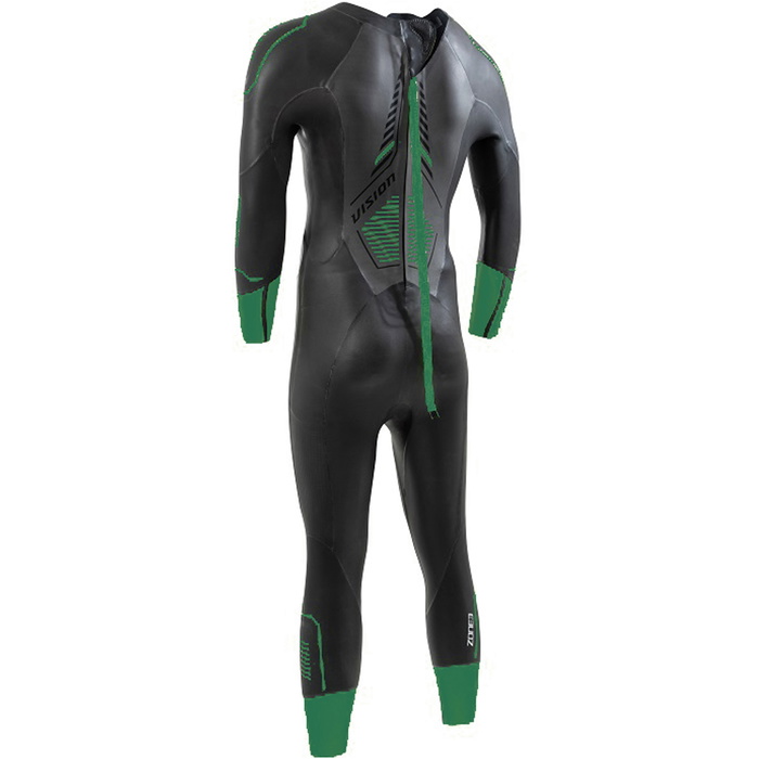 2025 Zone3 Mens Terraprene Vision Back Zip Swim Wetsuit WS24MVIS101 ...