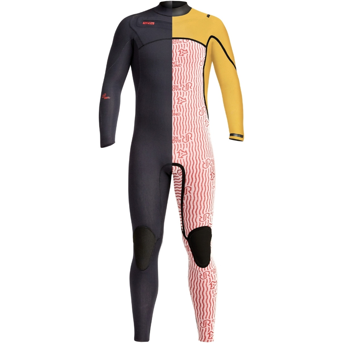 2025 Xcel Mens Infiniti 6/5mm Hooded Chest Zip Wetsuit MN65ZLH4 - Black ...
