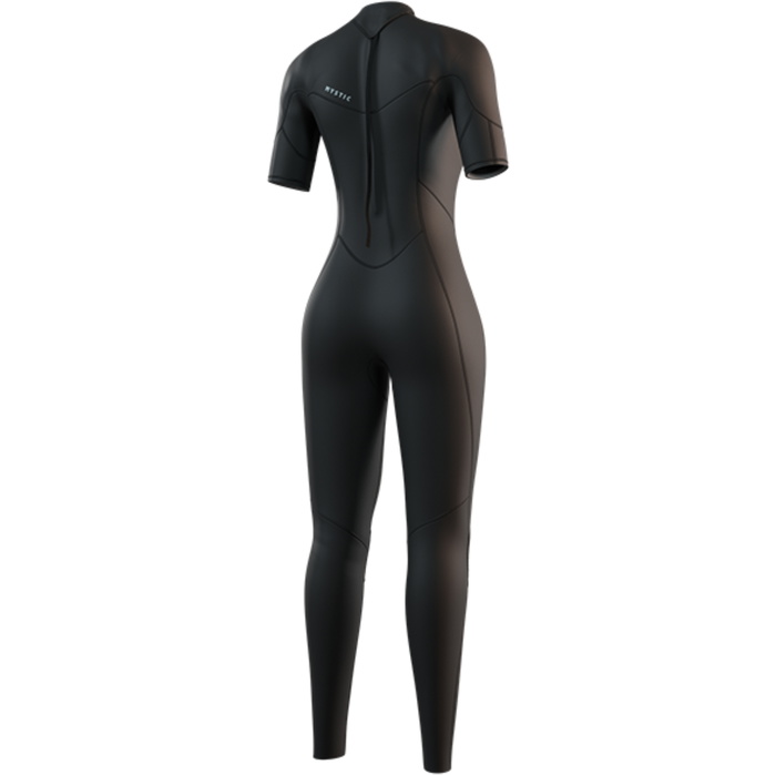 2025 Mystic Womens Brand 3/2mm Short Arm Back Zip Flatlock Wetsuit ...