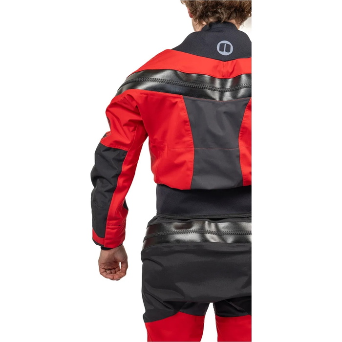 2026 Nookie Womens Fusion Latex Drysuit DR61 - Black / Red - Drysuits ...