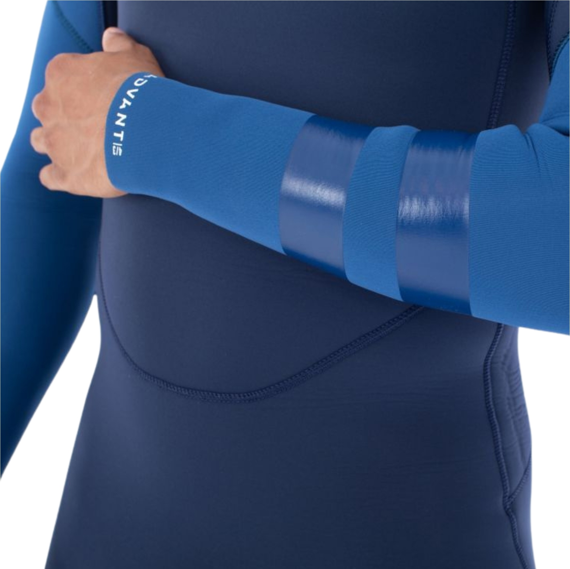2026 Hurley Mens Advant 4/3mm Chest Zip Wetsuit MFS0013423 - Faint Blue ...