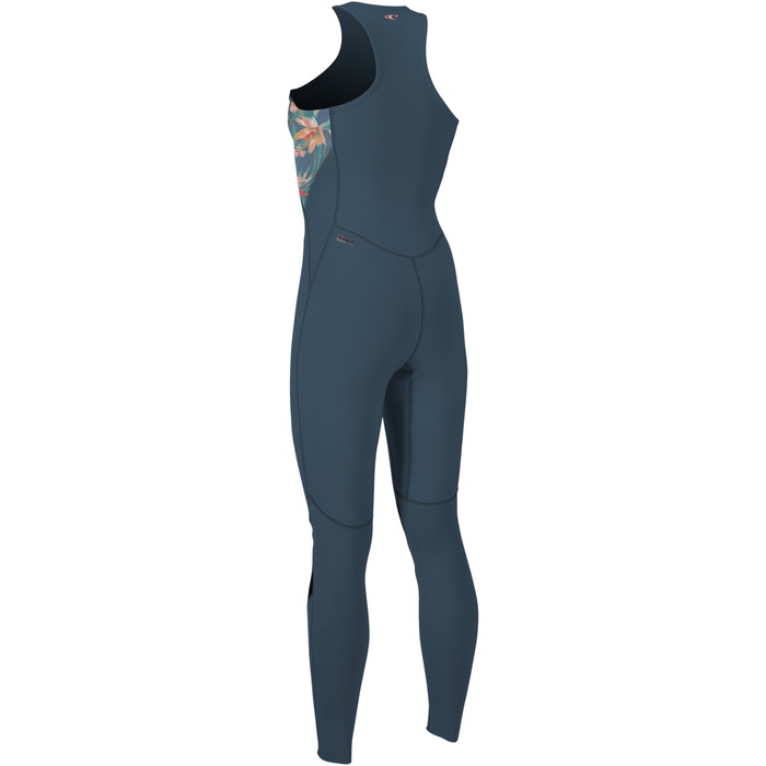 2025 O'Neill Womens Bahia 1 5mm Front Zip Long Jane 4860 - Copen Blue ...