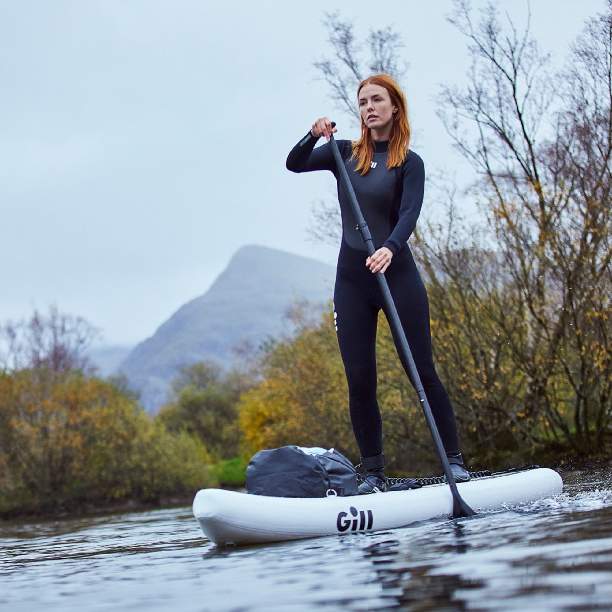 2025 Gill Womens Pursuit 4/3mm Back Zip Wetsuit 5029W - Black - Sailing ...