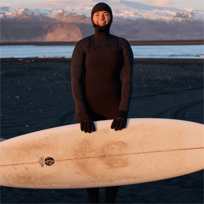 2025 Roxy Womens Swell Natural 5/4mm Chest Zip Hooded Wetsuit ...