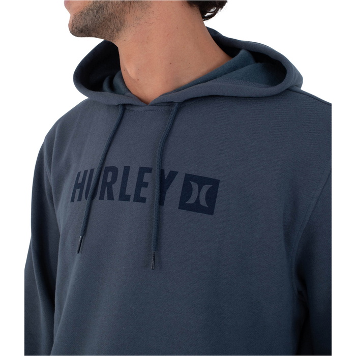 2025 Hurley Mens The Box Hoodie MFT0011580 - Iron Ore - Clothing - Mens ...