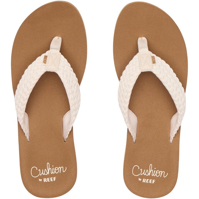 2026 Reef Womens Baja Maria Flip Flops CJ7338 - Brown / Vintage ...