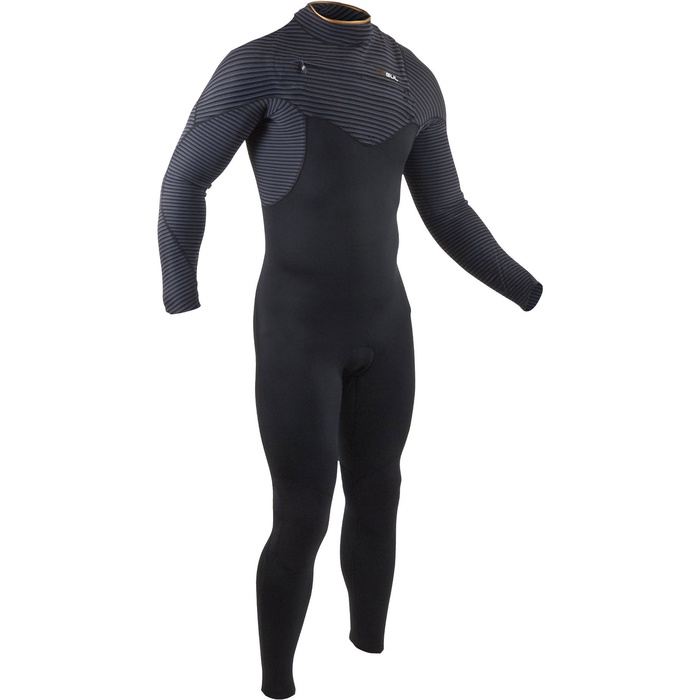 2020 GUL Mens 3/2mm Viper Pro Chest Zip Wetsuit VR1240-B7 - Black ...
