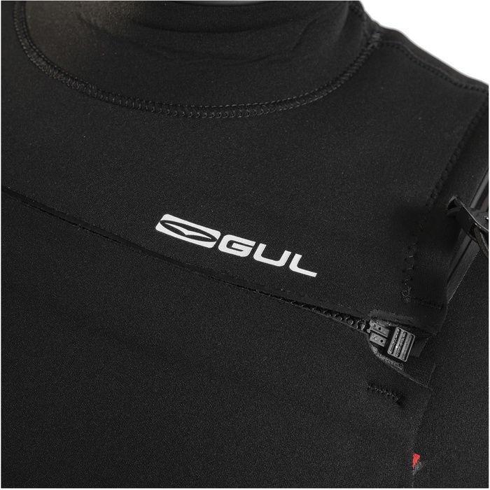 2026 Gul Mens Response FX 5/4mm Chest Zip Wetsuit RE1242-C1 - Black ...