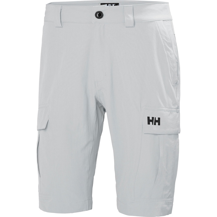 2025 Helly Hansen Mens QD Cargo Shorts Grey Fog 54154 - Sailing ...