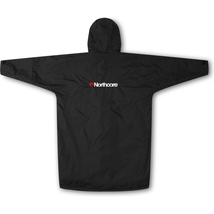 Northcore Beach Basha Sport Long Sleeve Changing Robe Black NOCO24O ...