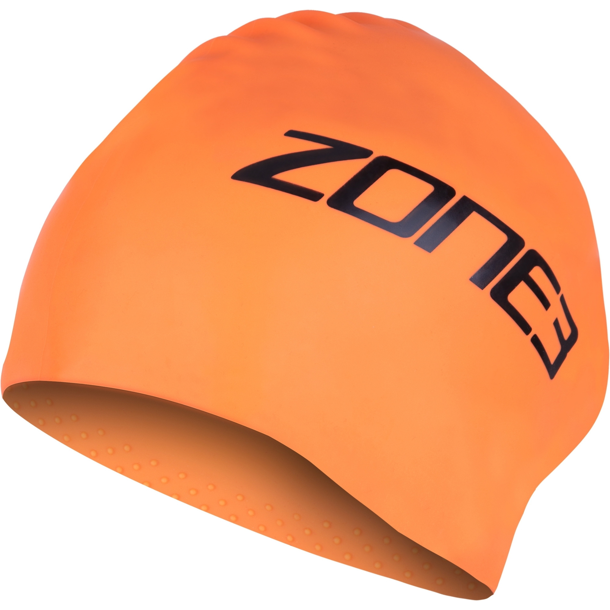 2025 ZONE3 Extra Long Hair Swim Cap SA24XLCAP113 - Hi-Vis Orange ...