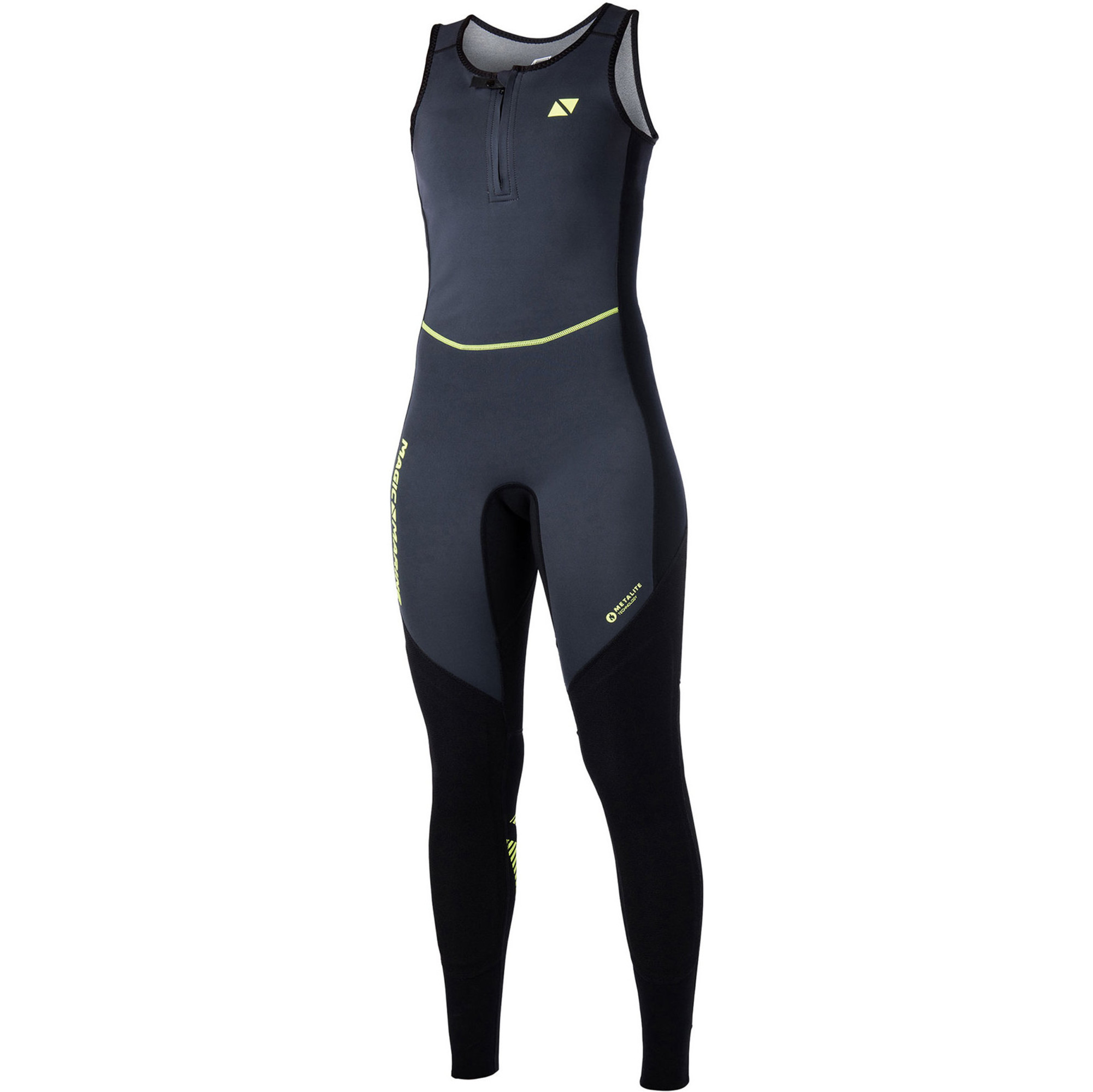 2021 Magic Marine Womens Ultimate 1 5mm Long John Wetsuit Black 170055 ...