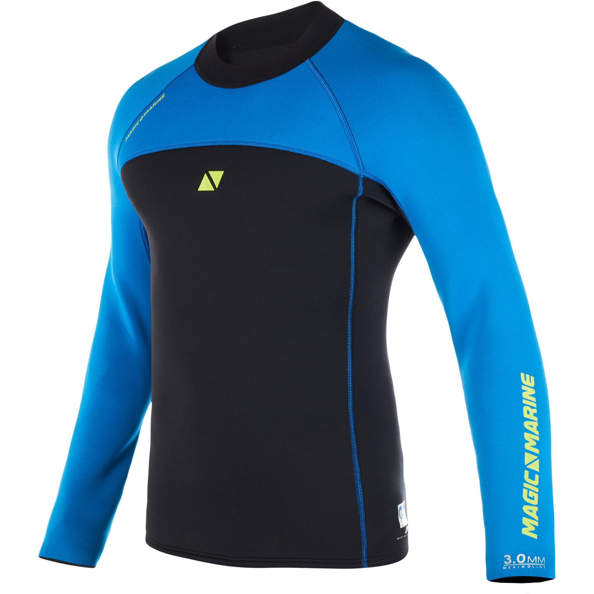 2021 Magic Marine Mens Ultimate Long Sleeve 3mm Neoprene Top Blue ...