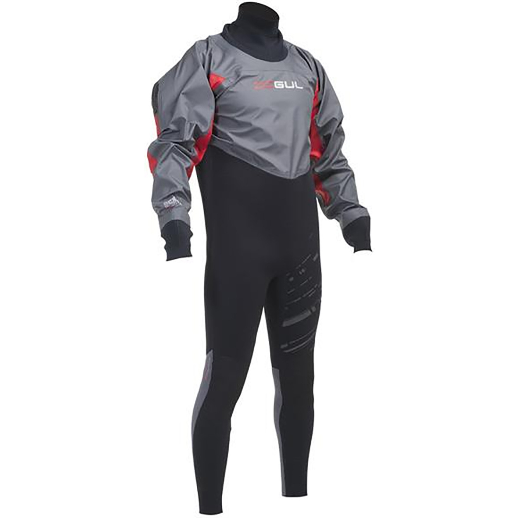 Gul Ballistic SEMI-DRY Back Zip Suit Black / Grey GM0355 - Drysuits ...